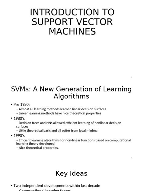 svm pdf support vector machine machine learning