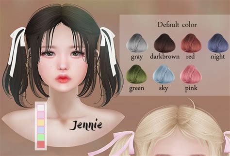 Second Life Marketplace Vco Hair Jennie [gray] Cuuute