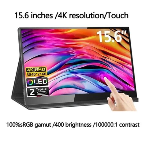 Jual Portable Monitor FHD IPS 15 6Inch 1080p Touchscreen 60Hz AT156