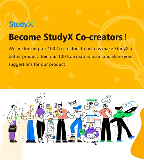 Become StudyX Co-creators！🎉🎉🎉 : r/StudyXOffical