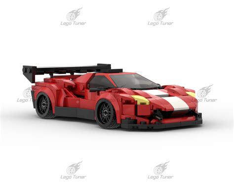Lego Moc Ferrari F8 Tributo Widebody By Legotuner33 Rebrickable