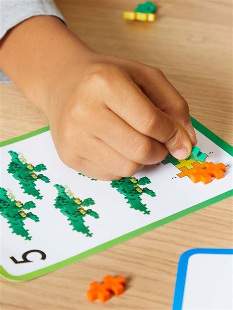 Plus Plus Learn To Build ABC Og Byggesett Med Bildekort Og Spesialbokstaver