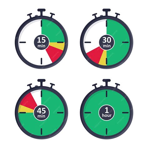 Premium Vector Timer Illustration In Flat Style