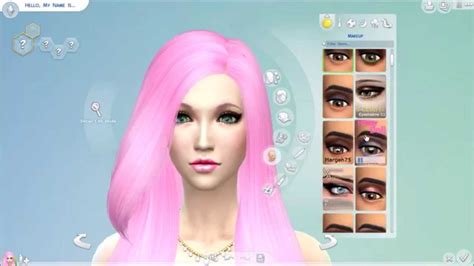 The Sims 4 Create A Sim Pretty In Pink Youtube