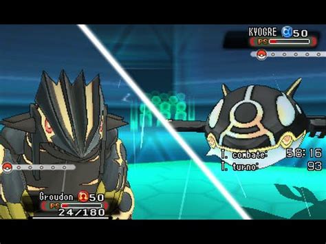 Shiny Primal Groudon Vs Shiny Primal Kyogre Youtube