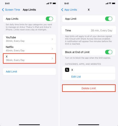 How To Turn Off Time Limit For Singleall Iphone Apps