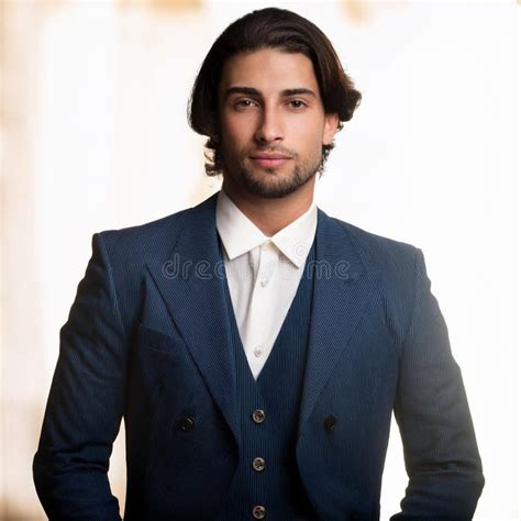 Handsome Elegant Man From The Late 19th Century Ai Generated Stock