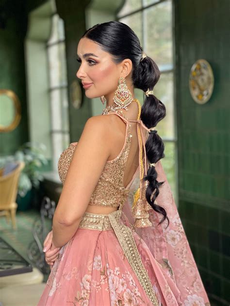 Summer Peach Lehenga Poonams Kaurture