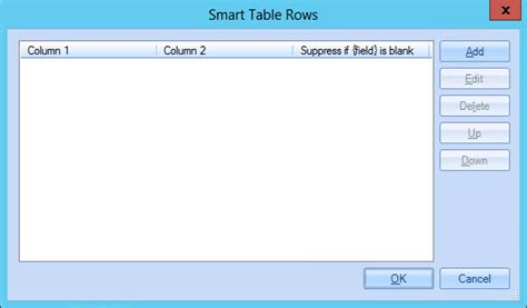 Exclaimer Signature Manager Outlook Edition Smart Tables