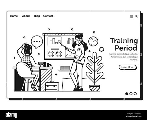 job application form web page landing template stock vector image and art