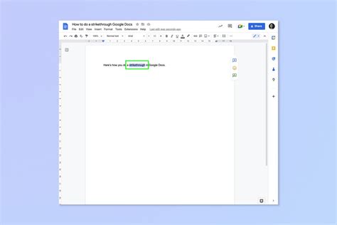 How To Do A Strikethrough In Google Docs Tom S Guide