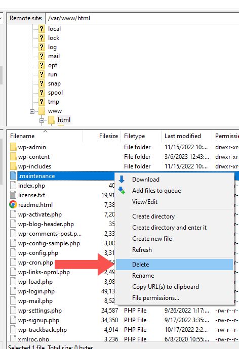 حل مشكلة فشل تحديث موقع الووردبريس An Automated Wordpress Update Has Failed To Completefailed