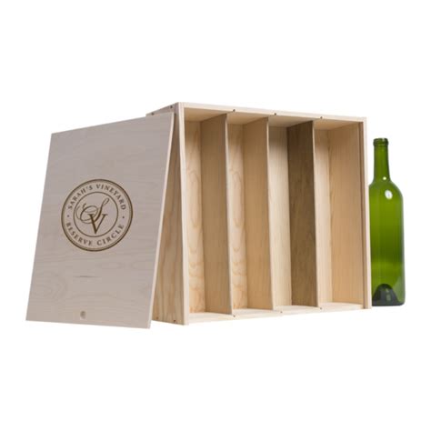 Wholesale 4 Bottle Wood Wine Box Wine N Gear