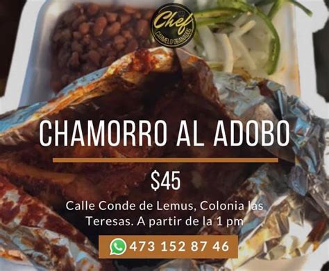 Este Domingo Chamorro Adobado Chef Carmelo Granados