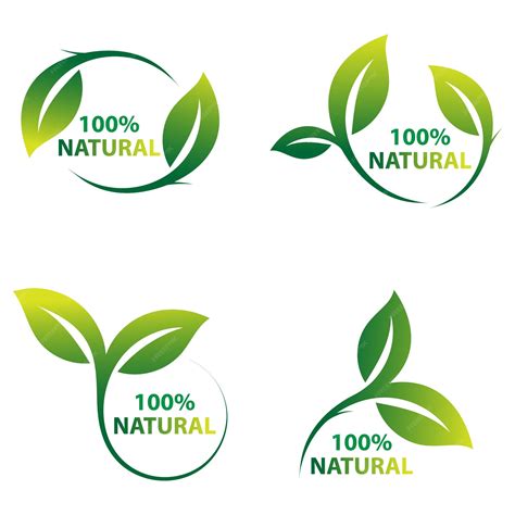 Premium Vector 100 Natural Green Leaf Vector Design