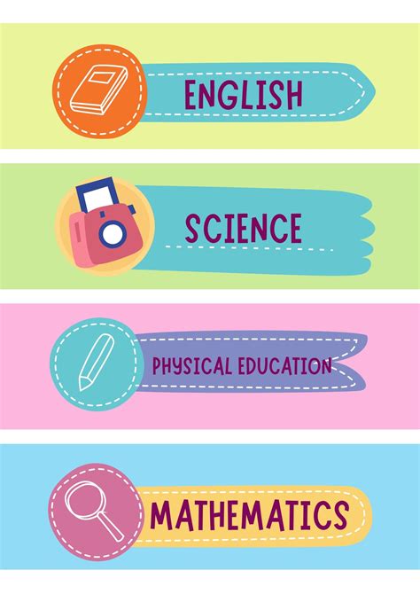 Notebook Labels In Pastel Design Etsy 2024