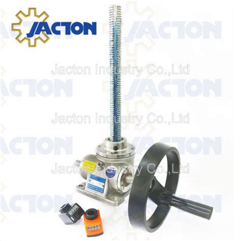 Stainless Steel Hand Crank Jack 1 Tons Manual Lifting Jack Screws Worm