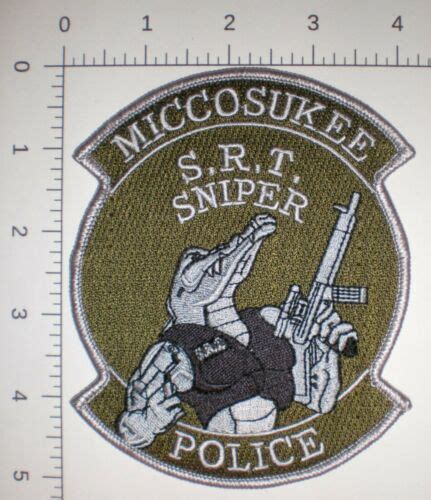 Fl Florida Miccosukee Indian Tribe Tribal Tactical Police Swat Srt