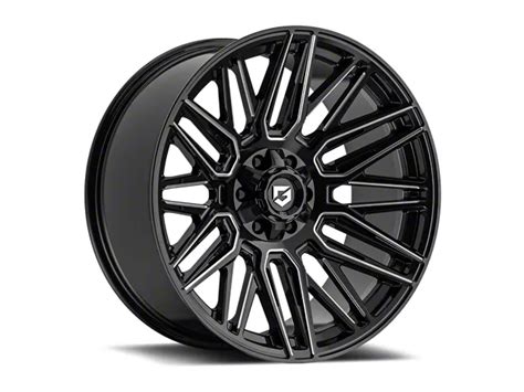 Gear Off Road Toyota 4 Runner 770 Gloss Black Milled 6 Lug Wheel 22x10