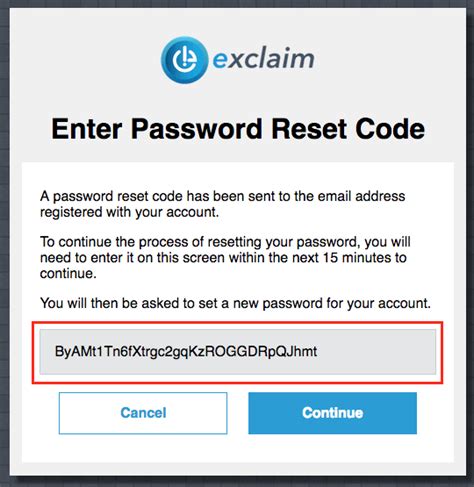 Resetting Your Exclaim Password Edjuster Inc