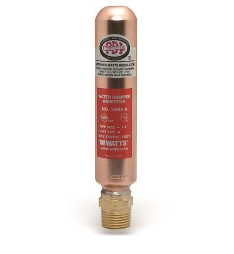 Watts Water Hammer Arrestor Sizing