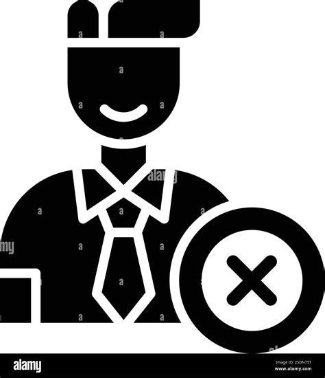 Reject Vector Icon Design Illustration Stock Vector Image And Art Alamy