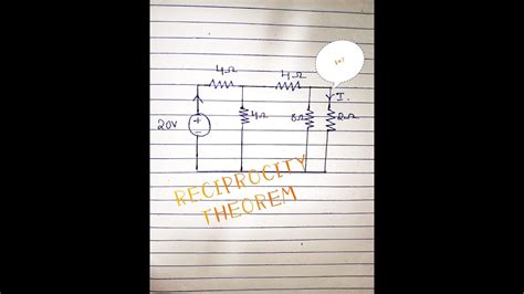 002 Reciprocity Theorem Problem Youtube