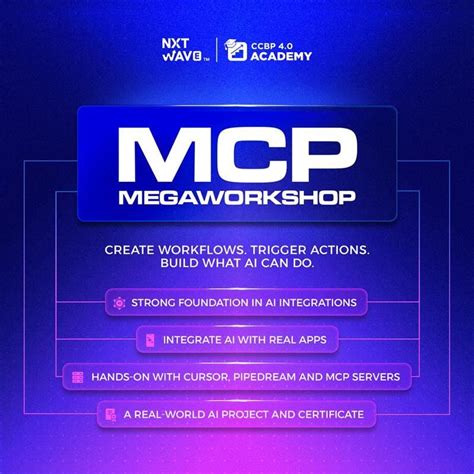 Mcp Aiworkflow Modelcontextprotocol Nxtwave Ccbp Aiagent