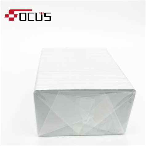 NFC 13 56MHz RFID Blank White PVC RFID Card For Hotel China RFID