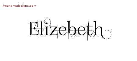 Elizebeth Archives Free Name Designs