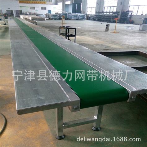 化妆品包装输送线液压升降皮带输送机不锈钢皮带输送线 成品输送机 输送机 辅助设备 产品供应 赛峰云