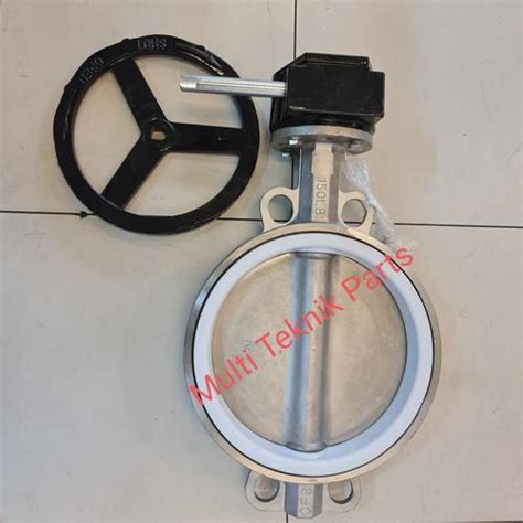 Jual TOZEN Butterfly Valve Stainless Gear Operated 2 Inch Jakarta