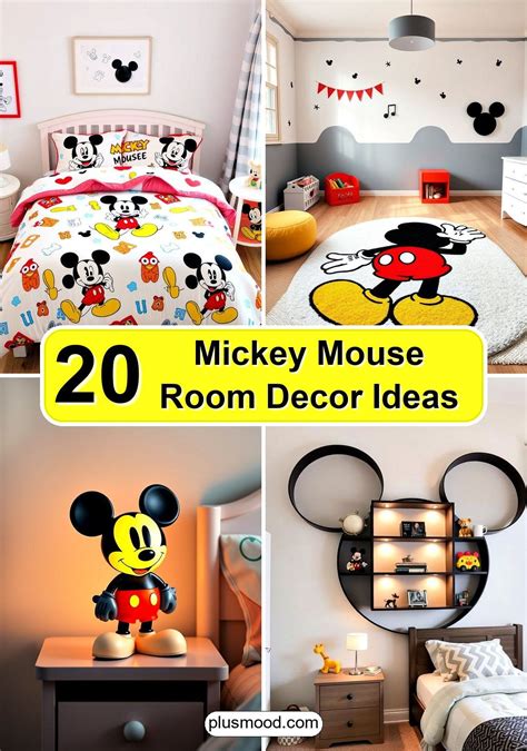 20 Mickey Mouse Room Decor Ideas For A Magical Touch Plusmood