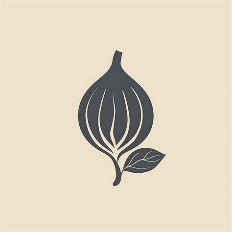 Nutritious Fig Logo With A Leafy Design And A Natural Color Abstract