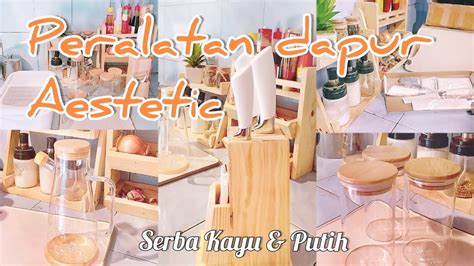 Unboxing Dan Shopee Haul Peralatan Dapur Serba Kayu Dan Putih YouTube
