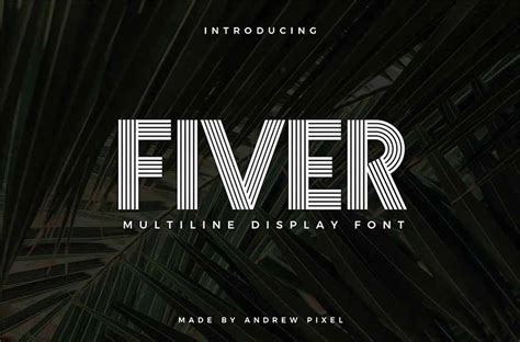 21 Best Line Fonts Double And Multi Line Fonts Envato Tuts