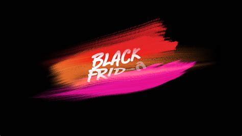 Premium 스톡 영상 빨간색 패션 및 브러시 배경에 대한 애니메이션 소개 텍스트 검은 금요일