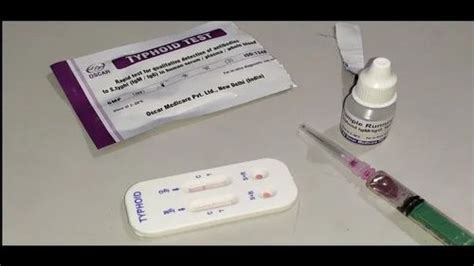 Typhoid Test Kit At Best Price In Nagpur By Ram And Sons