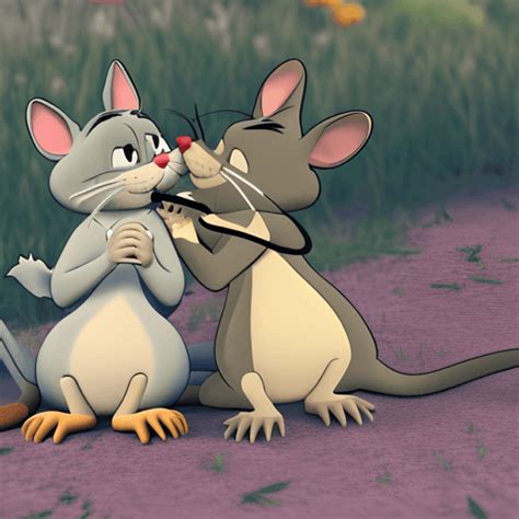 Tom And Jerry Love Kiss