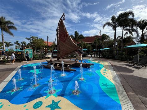 Photos Tour New Dvc Island Tower Pool Moana Splash Pad And Wailulu