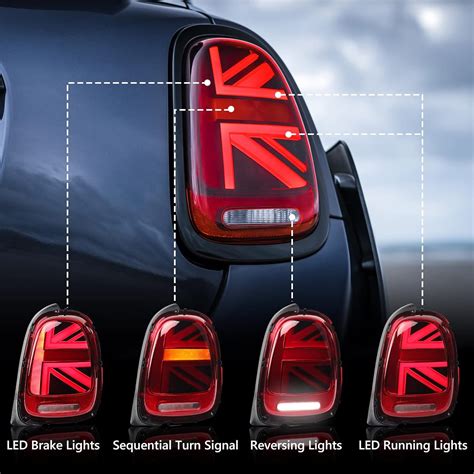 Huray Conjunto Completo De Luces Traseras LED Para Mini Cooper F55 F56