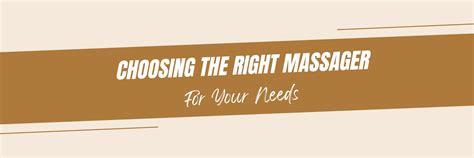 Choosing The Right Massager For Your Needs — Total Muscle Gym