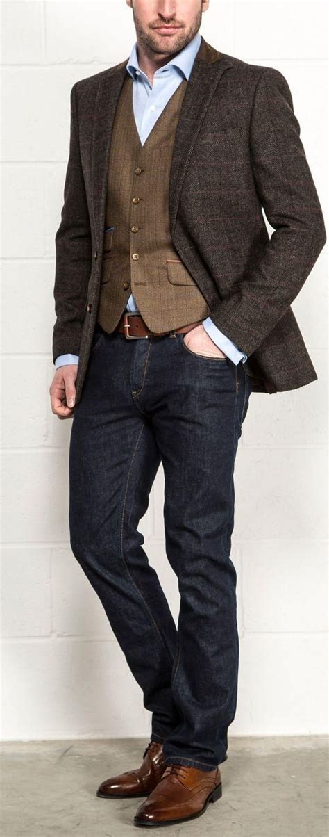 С чем носить коричневые мужские туфли и ботинки (фото) | Mens outfits ...