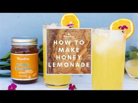 How To Make Honey Lemonade Recipe