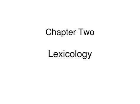 Chapter Two Word文档在线阅读与下载 无忧文档