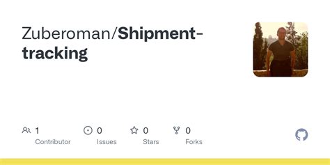 Github Zuberoman Shipment Tracking