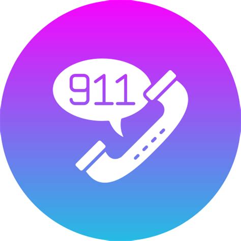 911 Call Generic Flat Gradient Icon