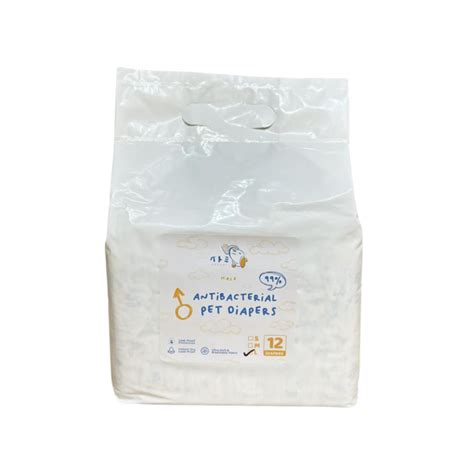 Pet Diaper Male L 12 Pcs Ollie And Hana