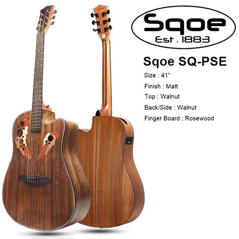 บ้านกีต้าร์ กีต้าร์โปร่ง Sqoe รุ่น Sq Pse ราคา 3400 บาท