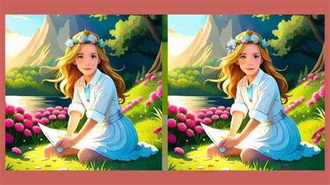 Jeu Des Différences Si Vous Avez Une Bonne Vision Vous Trouverez Les